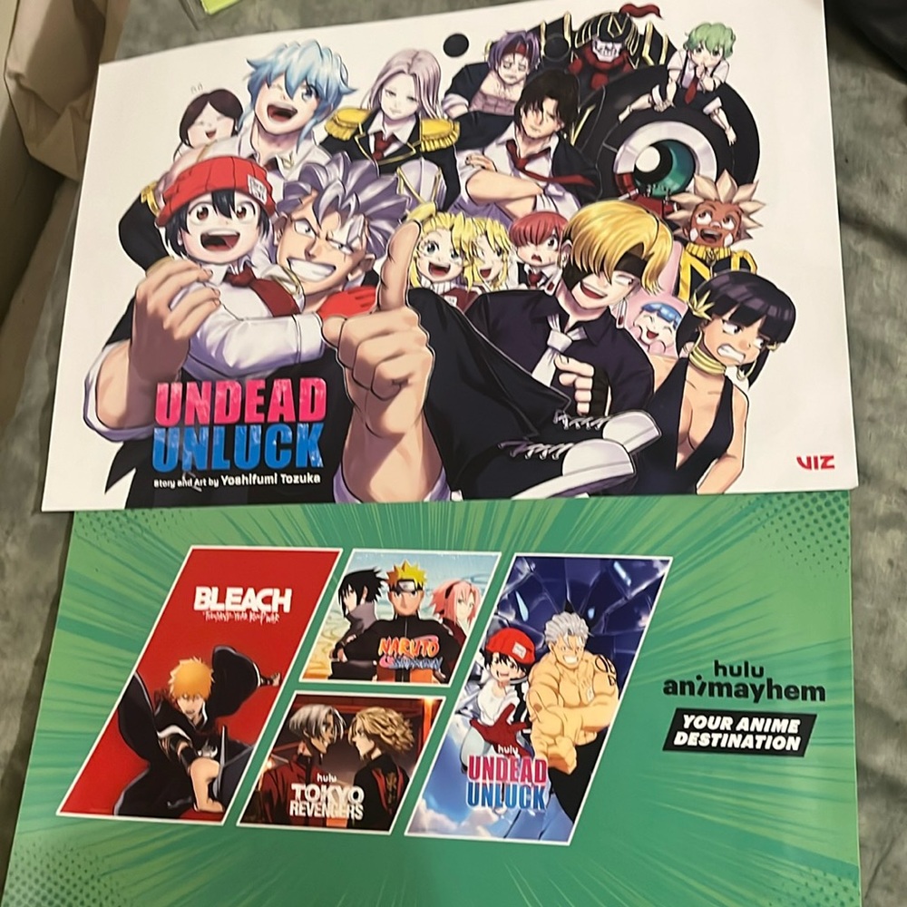 Undead Unluck Anime Movie Poster + Bonus Green Destin… - Gem